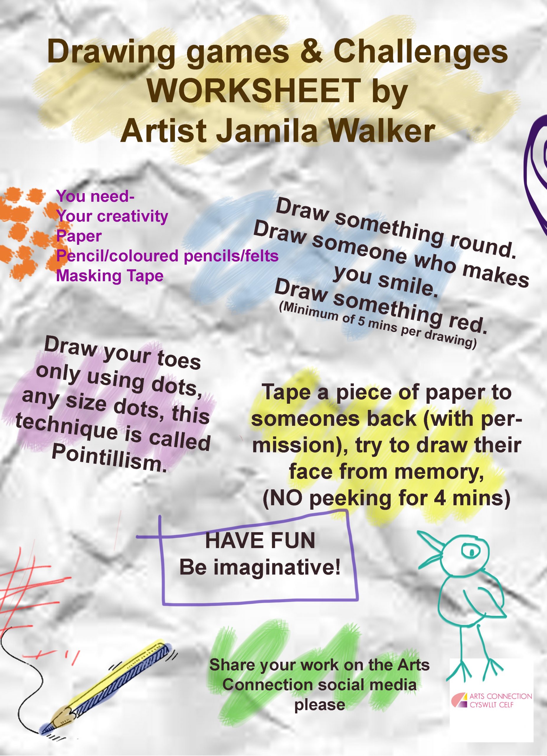 Arts @ Home | Arts Connection - Cyswllt Celf